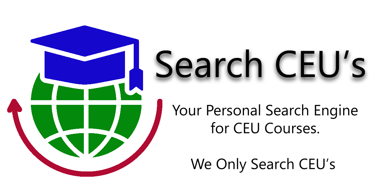 Search continuing education courses at Search CEU